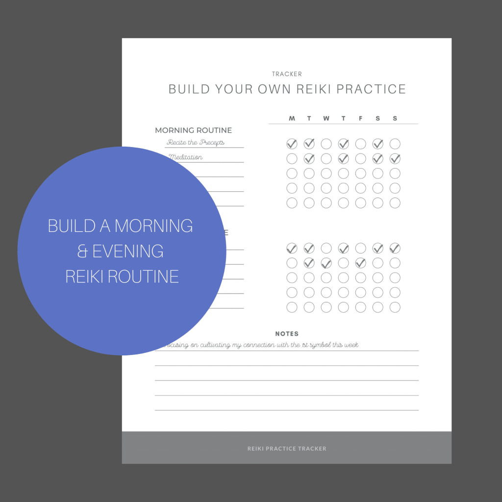 Reiki Tracker & Log for Daily Practice - Parita Shah Healing